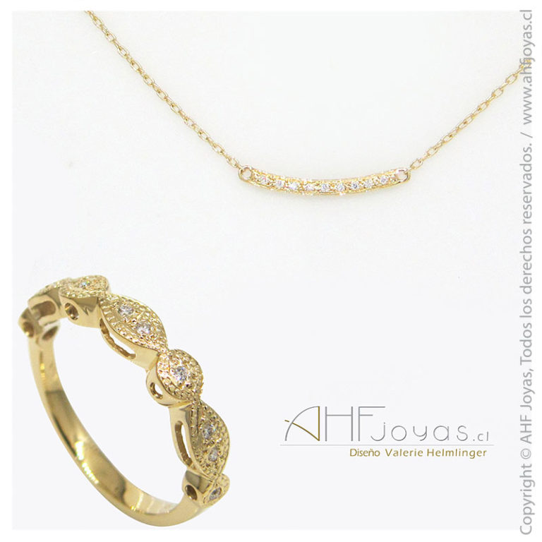 Conjunto Oro y Brillantes – AHF Joyas